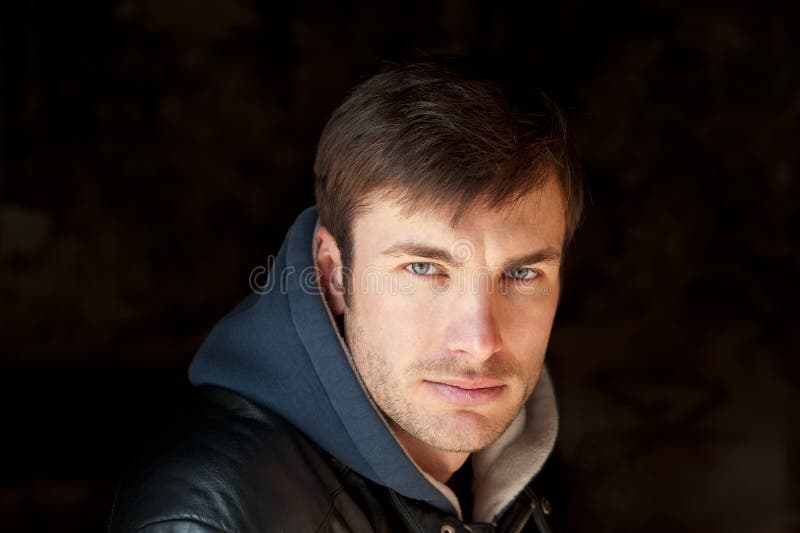 Face of young fellow stock photo. Image of confident - 15033392