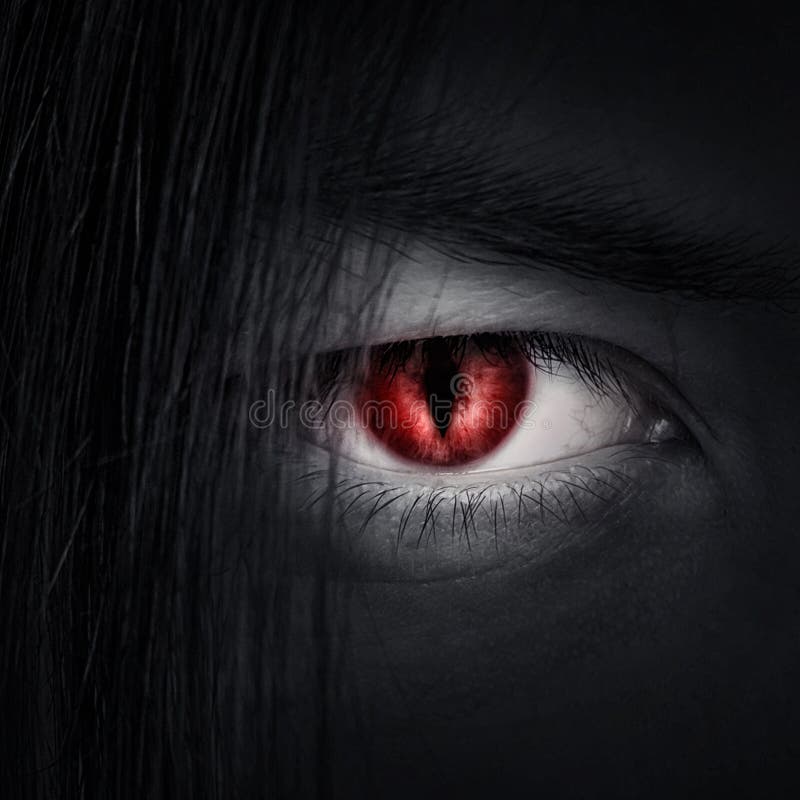 Face of a Young Male Vampire Close Up Stock Image - Image of monster ...