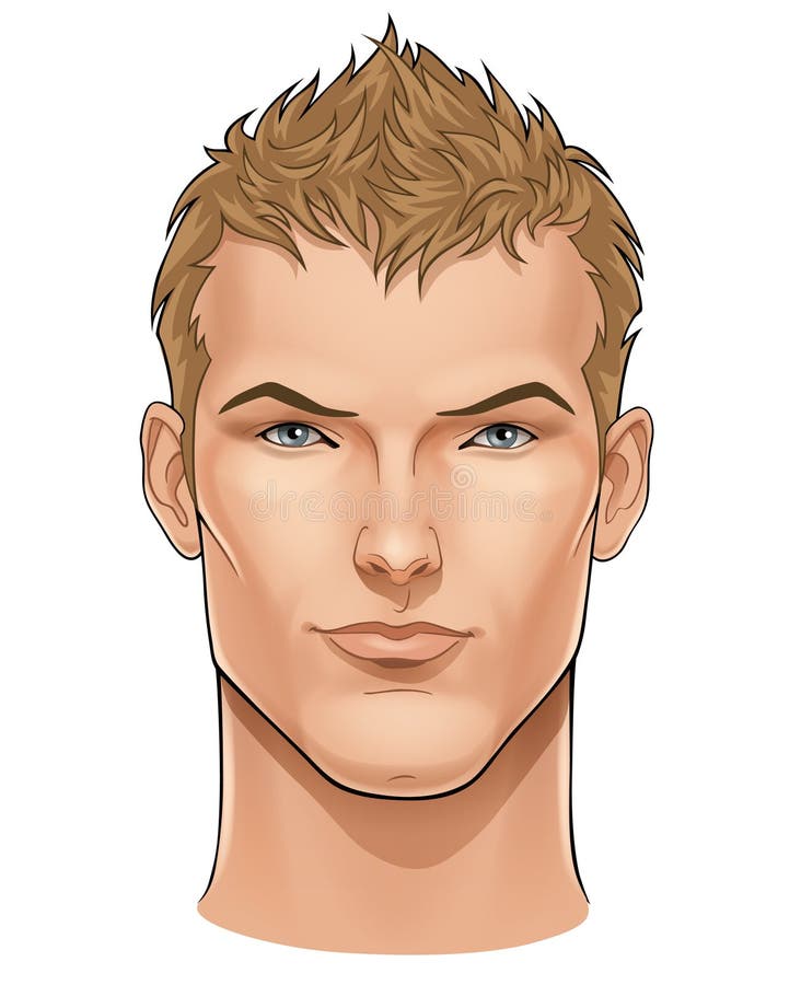 Face of young man stock vector. Illustration of adult - 15962648 Face of young man stock vector. Illustration of adult - 15962648