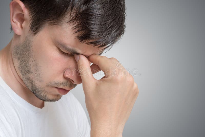Face of Young Sad and Depressed Man Stock Image - Image of face ...