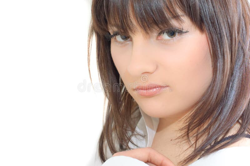 A naive young girl stock photo. Image of funny, human - 12302116
