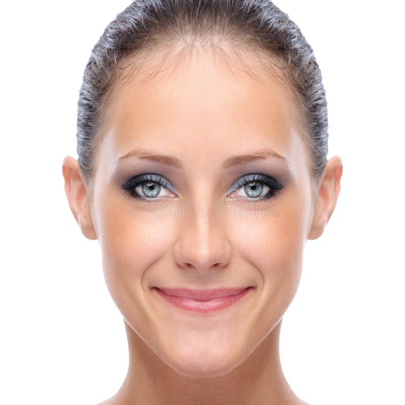 Face girls in side-view stock image. Image of side, smiling - 6261483