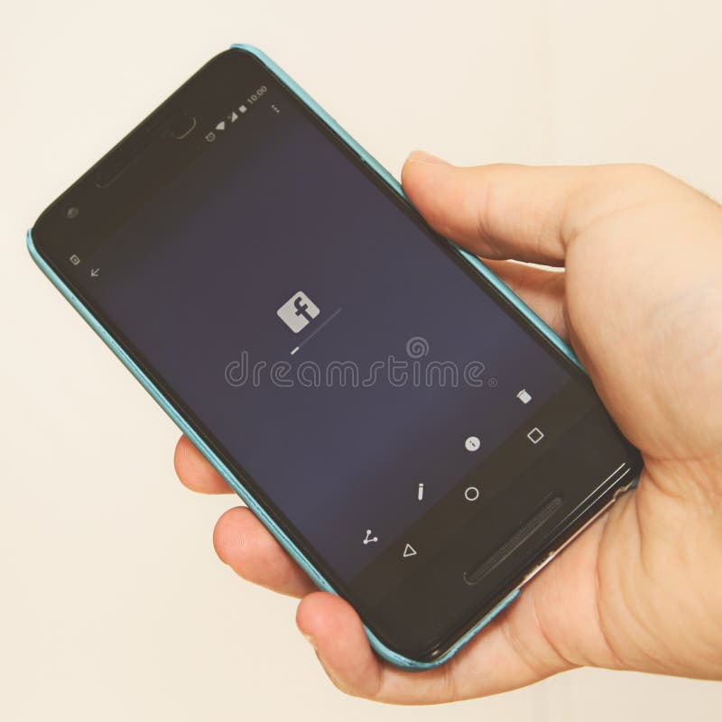 Facebook App on a New Smartphone Editorial Photo - Image of marketing ...