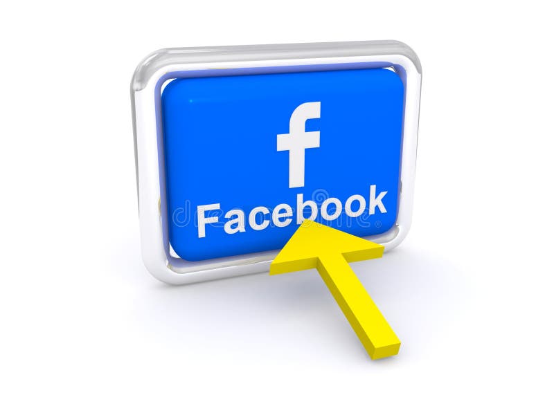 3D Facebook Logo Set editorial photo. Illustration of media - 39780596