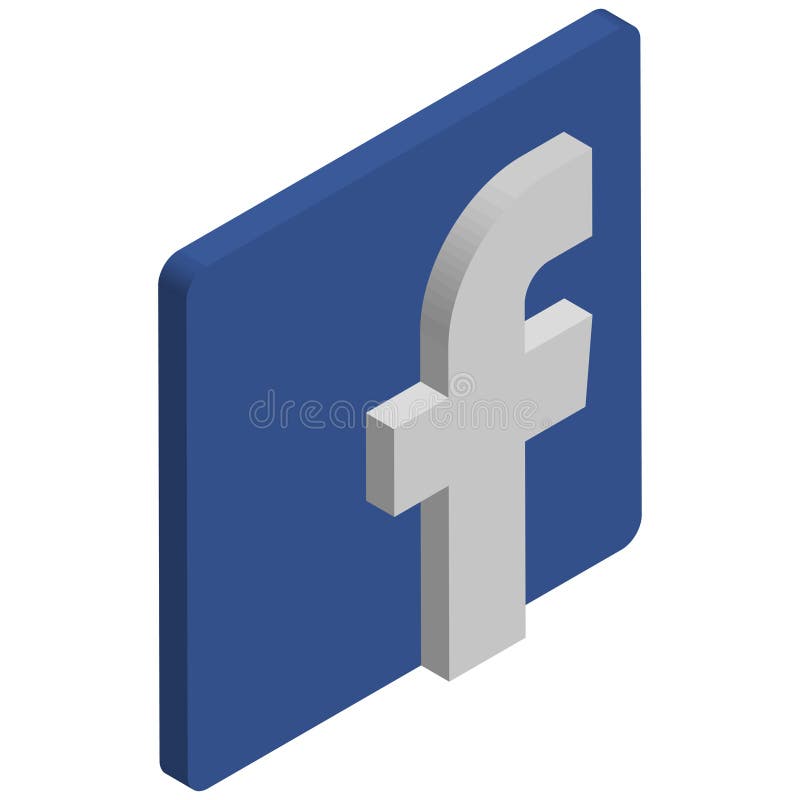 Pictogram Facebook-logo redactionele foto. Illustration of eenvoudig ...