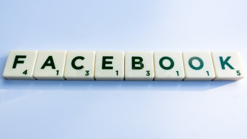 Facebook editorial stock image. Image of alphabets, spelled - 205903494