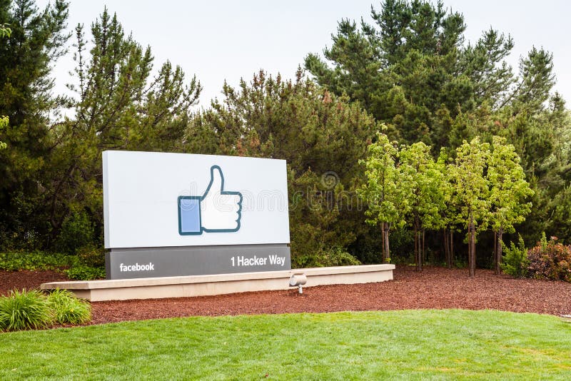 Facebook Headquarters On The Shoreline Of San Francisco Bay Area ...