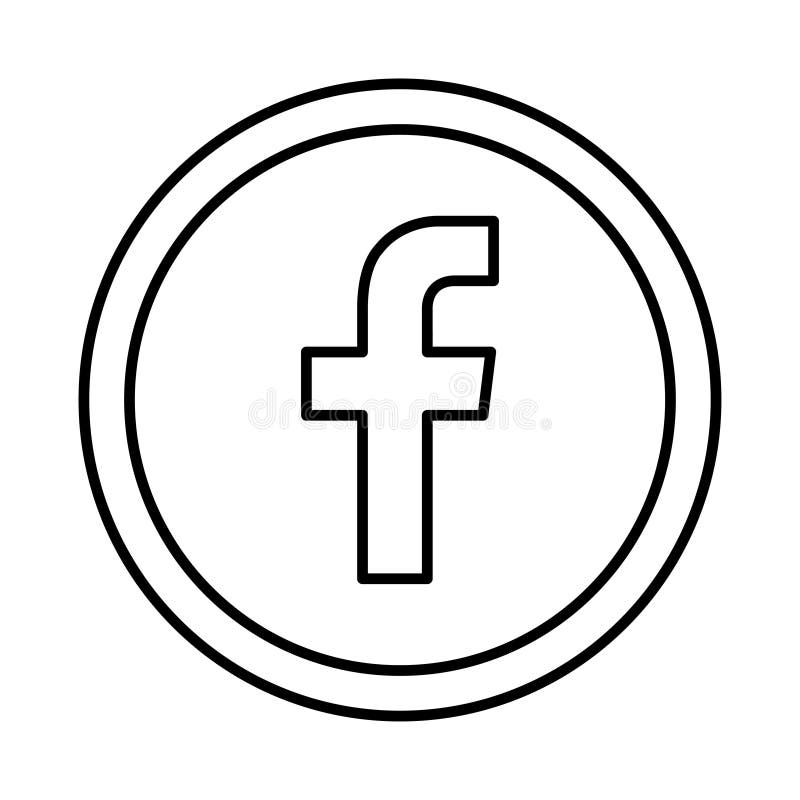 Facebook icon logo editorial photography. Illustration of trademark ...