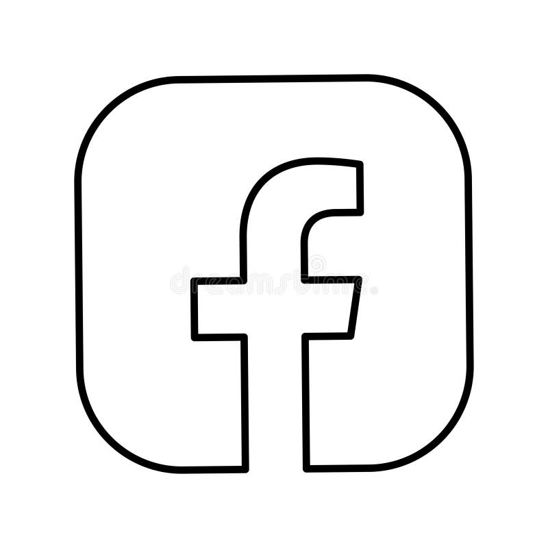 Facebook icon logo editorial photography. Illustration of trademark ...