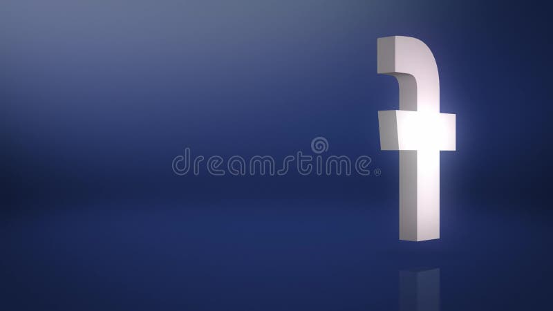 Facebook 3D Rotating Logo stock video. Video of dislike - 148280669