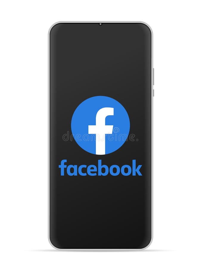 Facebook Logo Icon on Smartphone Screen Editorial Stock Photo ...