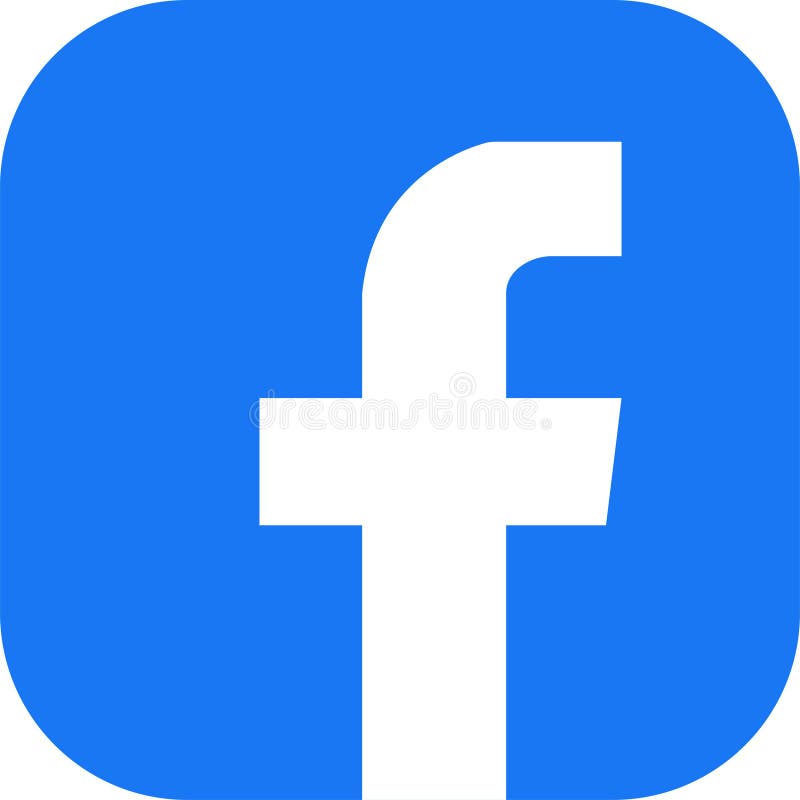Facebook Logo. Realistic Social Media Icon Logotype Vector. Meta Fb ...