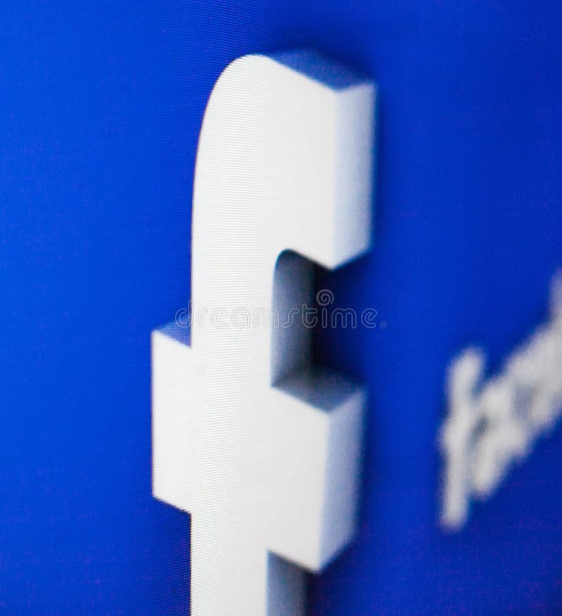 Facebook Interface on the Screen Editorial Photography - Image of phone ...