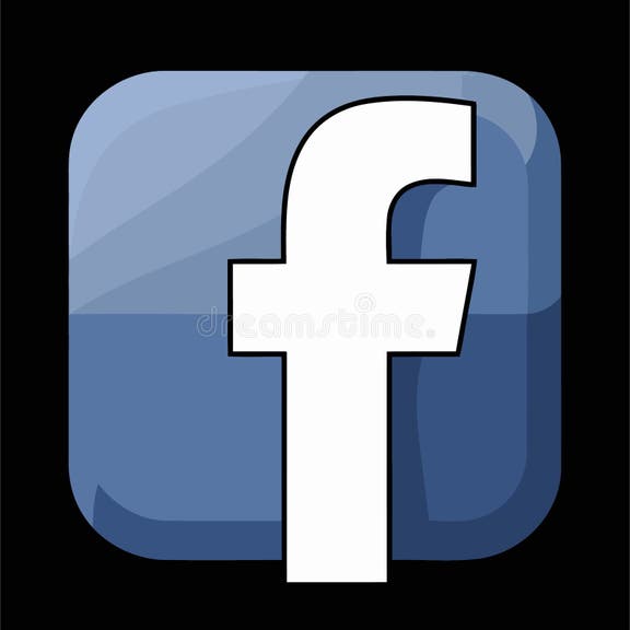 Facebook Logo with Vector Eps 10 File Editorial Photo - Illustration of ...