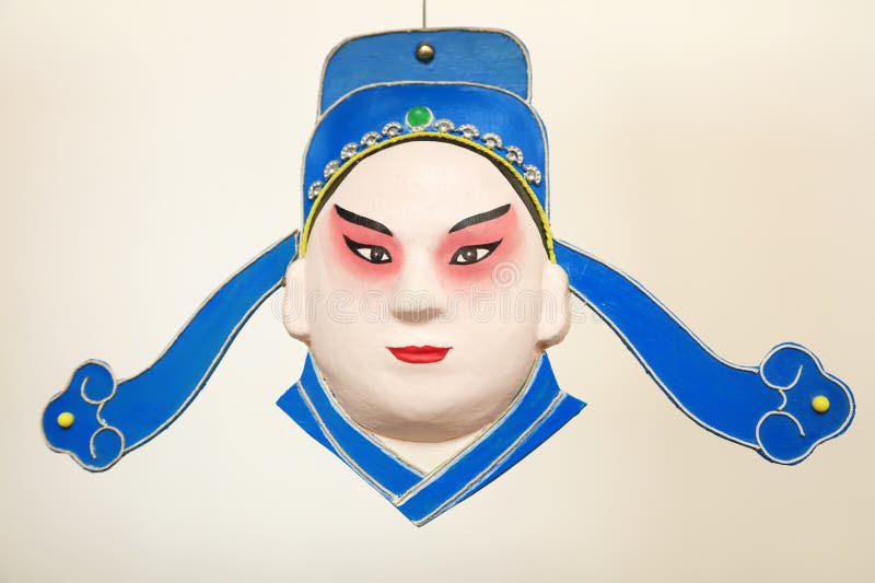 Facebook Mask of Chinese Traditional Peking Opera Stock Photo - Image ...