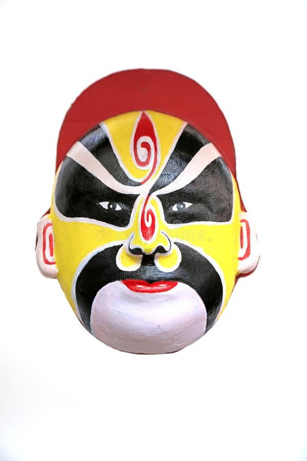 Facebook Mask of Chinese Traditional Peking Opera Stock Photo - Image ...