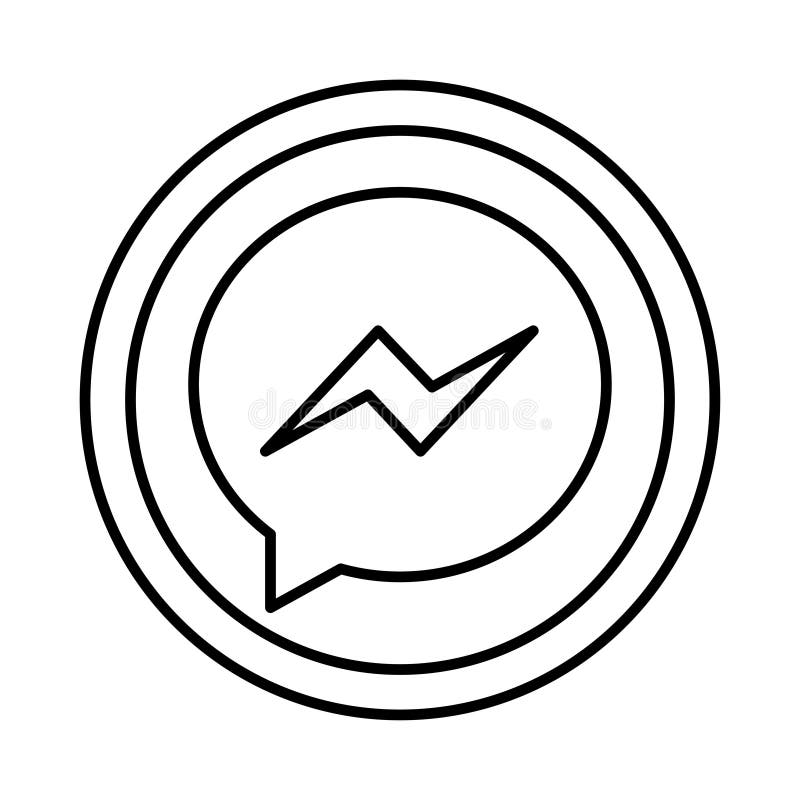 Messenger App Icon. Facebook, Meta Platforms. Editorial Photography ...