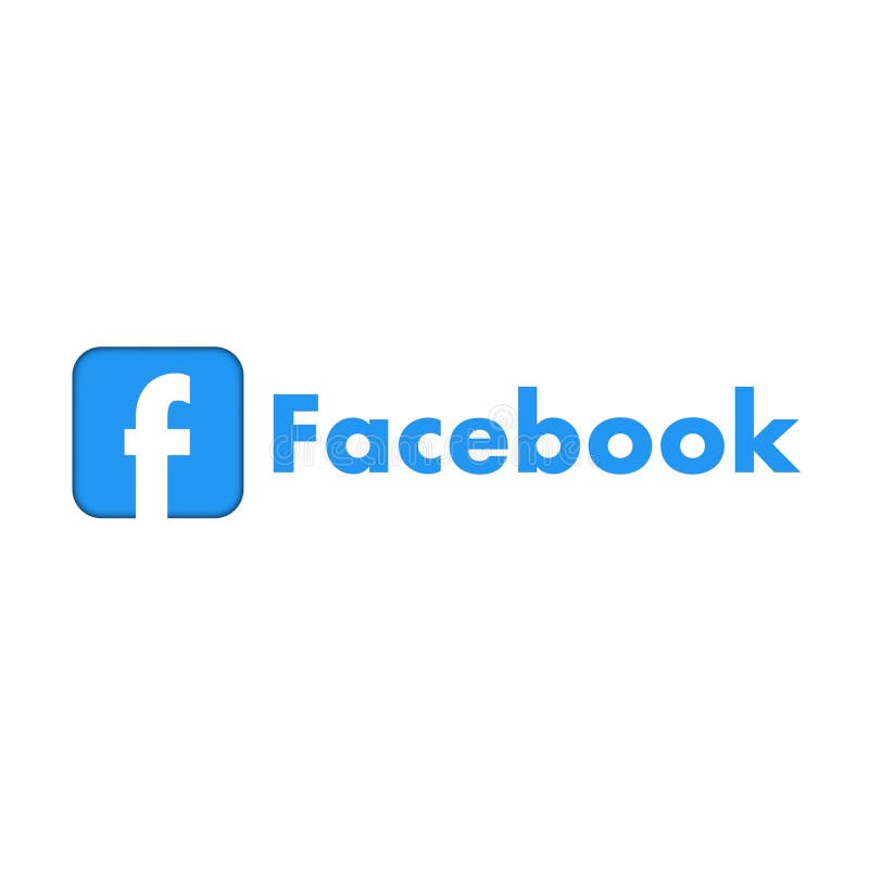 Facebook Official Logo with Facebook Name Design. Editorial Image ...