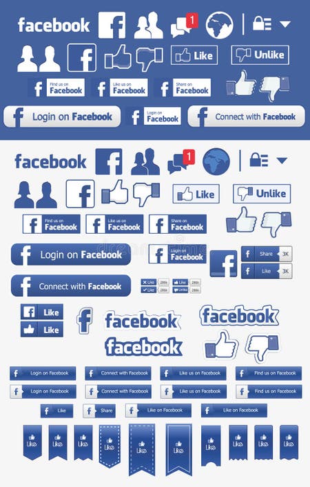 Facebook editorial image. Illustration of icon, media - 59643320