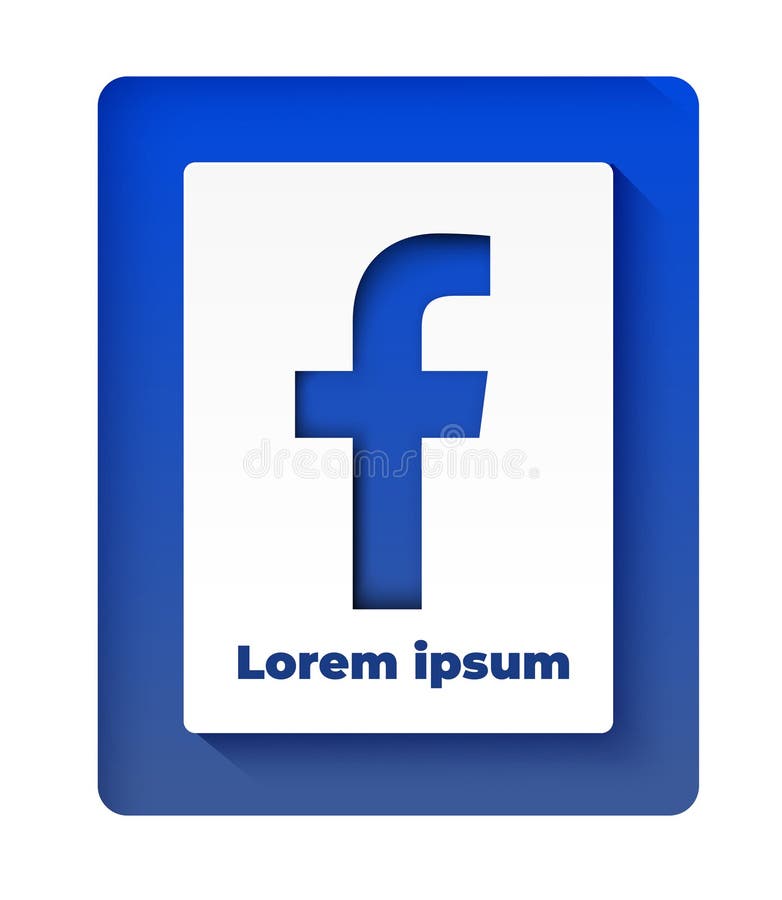 Facebook Template Logo, Graphic Design Vector Editorial Photography ...