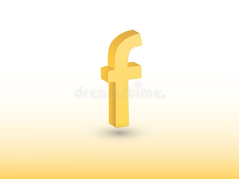 Gold Facebook Icon Stock Illustrations – 602 Gold Facebook Icon Stock ...