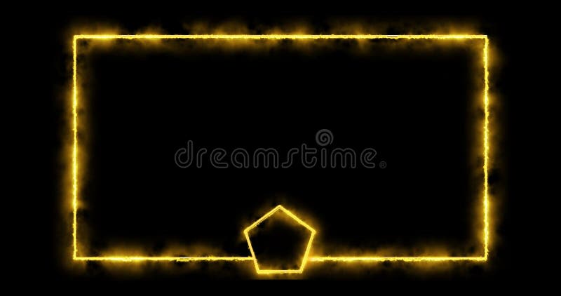 Facecam Display Overlay Graphic Panel. Frame for Live Streaming Stock ...