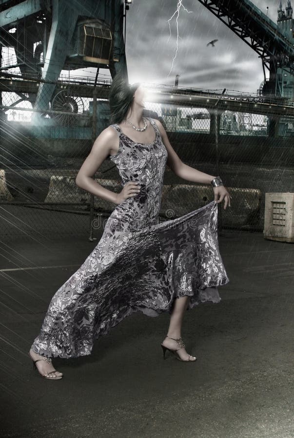 Female fashion model pose stock photo. Image of girl - 24143976