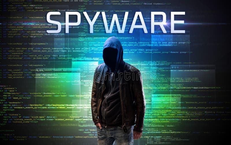 Faceless Hacker at Work, Security Concept Stock Photo - Image of ...