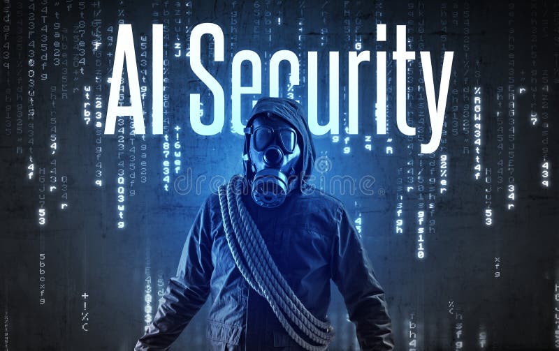 Faceless Hacker with Inscription Stock Image - Image of crime, attack ...