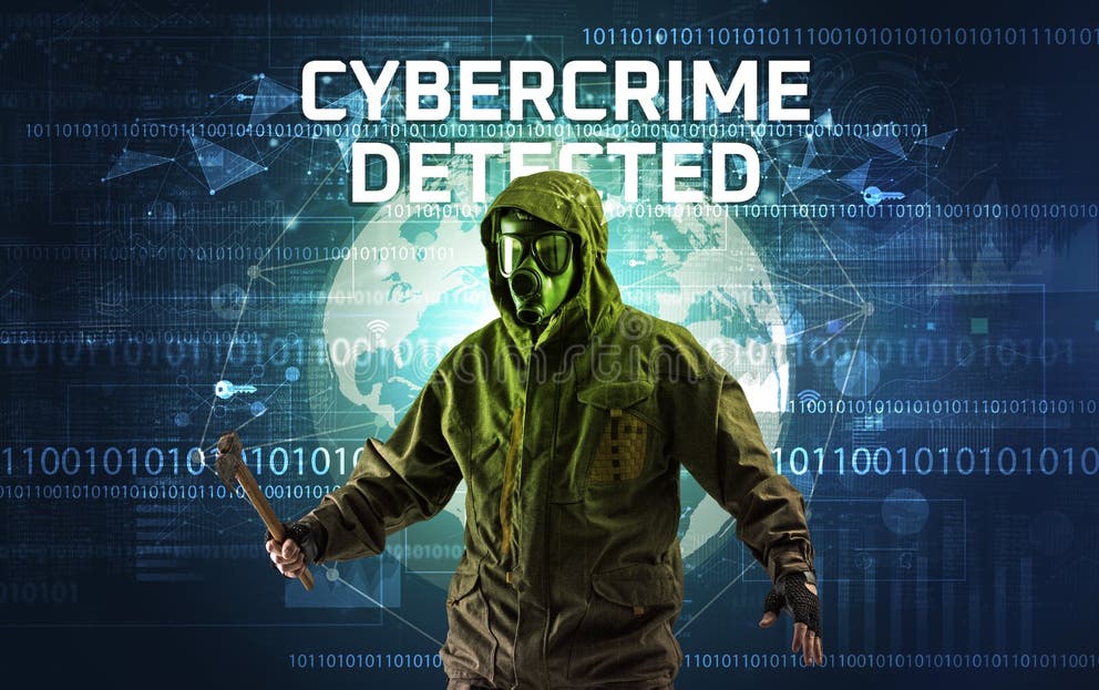 Faceless Hacker at Work, Security Concept Stock Image - Image of dark ...