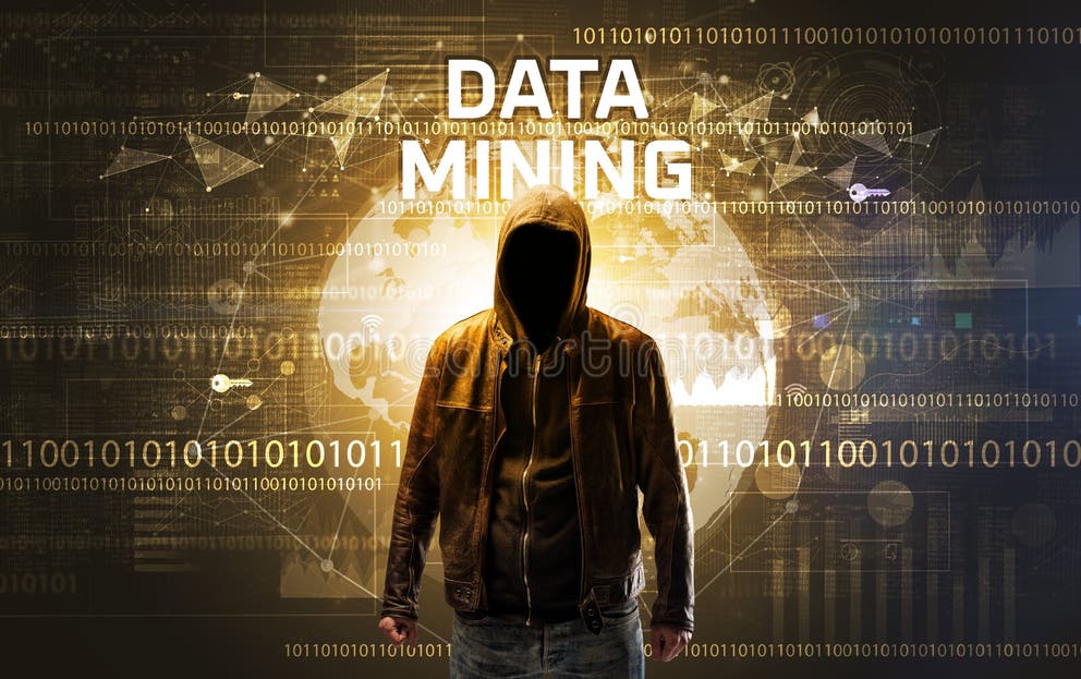 Faceless Hacker at Work, Security Concept Stock Image - Image of hack ...