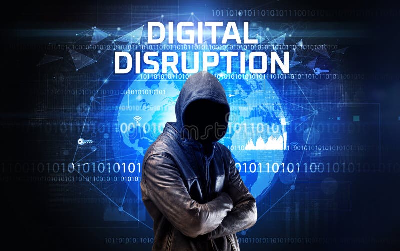 Faceless Hacker at Work, Security Concept Stock Photo - Image of ...