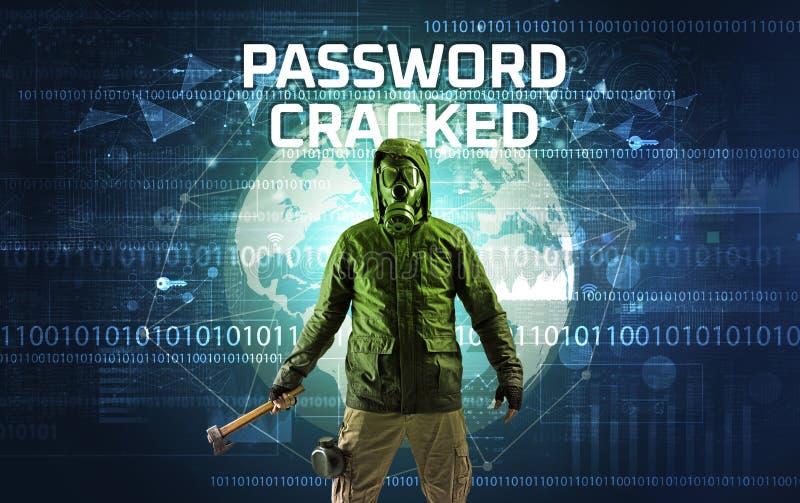 Faceless Hacker at Work, Security Concept Stock Photo - Image of ...