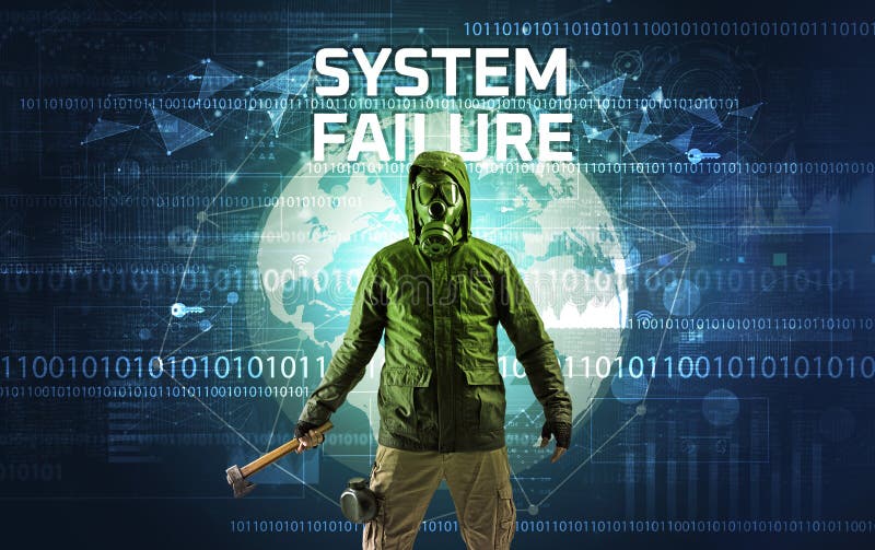 Faceless Hacker at Work, Security Concept Stock Image - Image of ...