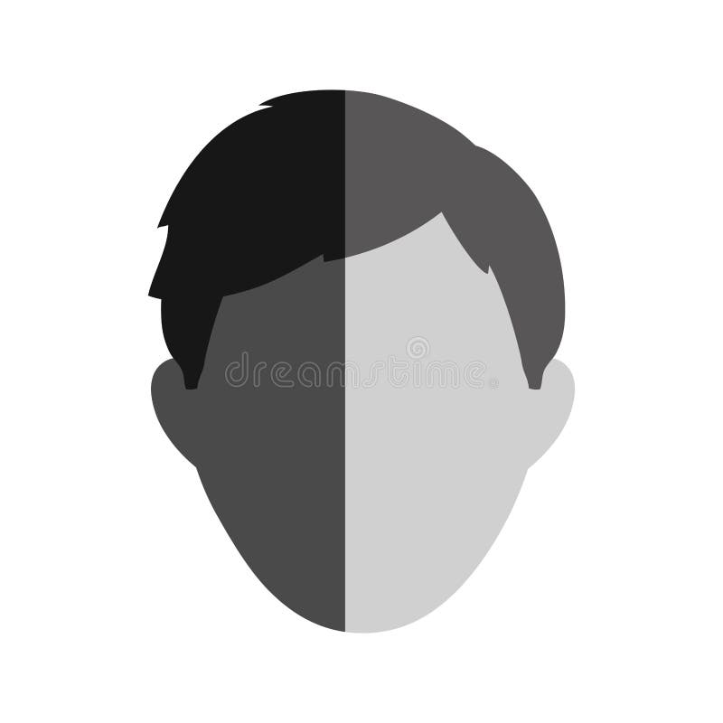 Faceless man character stock vector. Illustration of portrait - 82022618