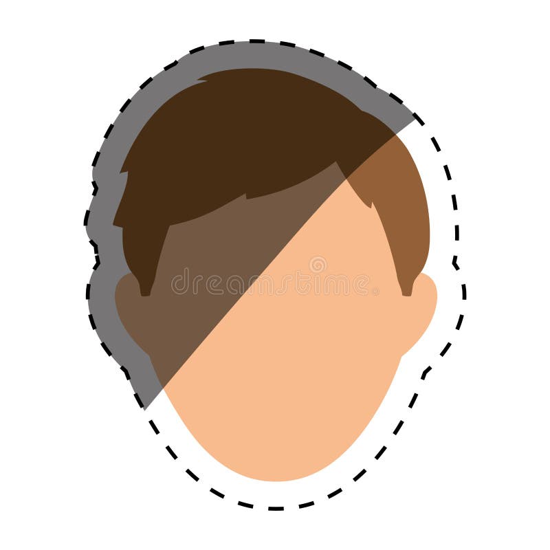 Faceless man character stock vector. Illustration of vector - 82023526