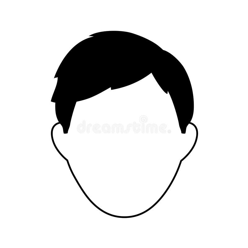 Faceless man character stock vector. Illustration of portrait - 82025788
