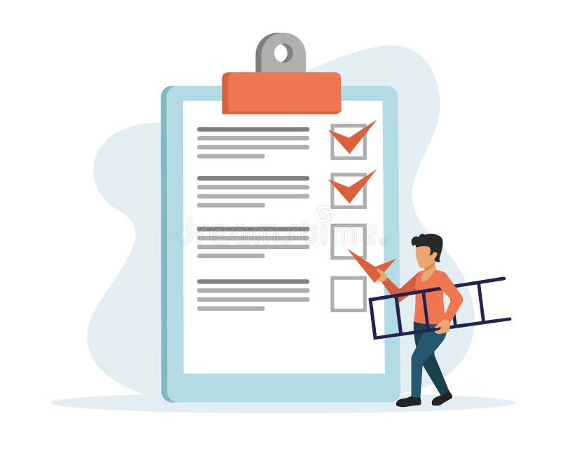 Check Off List Stock Illustrations – 651 Check Off List Stock ...