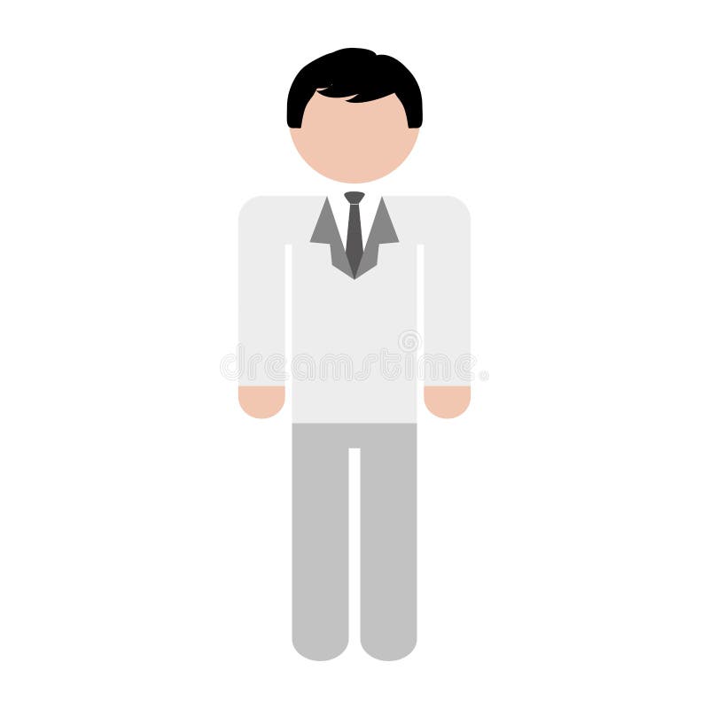 Faceless man icon image stock vector. Illustration of handsome - 81800699
