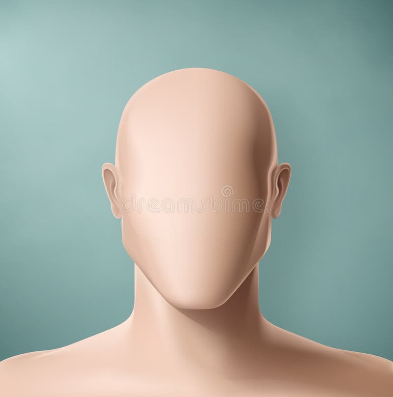 The Faceless stock vector. Illustration of fake, avatar - 48529620