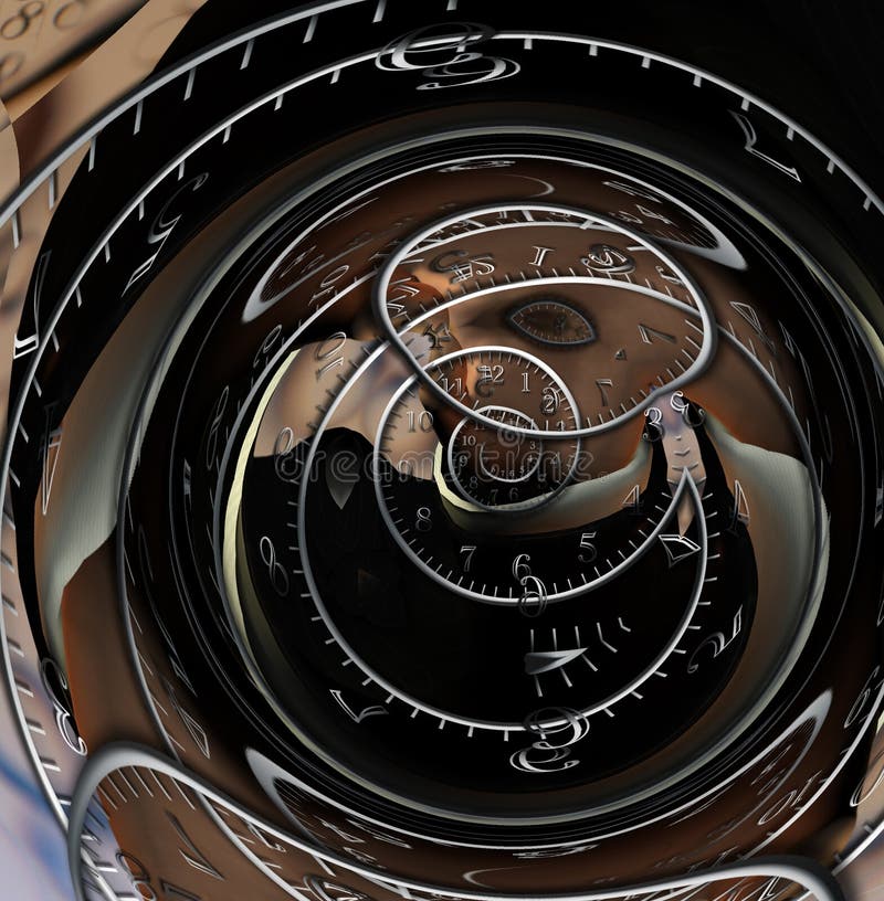 The time twister stock illustration. Illustration of faceless - 116836829