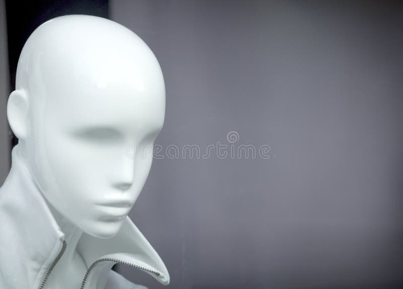 Faceless Mannequin with a Smooth Surface, Reflecting the Relationship ...