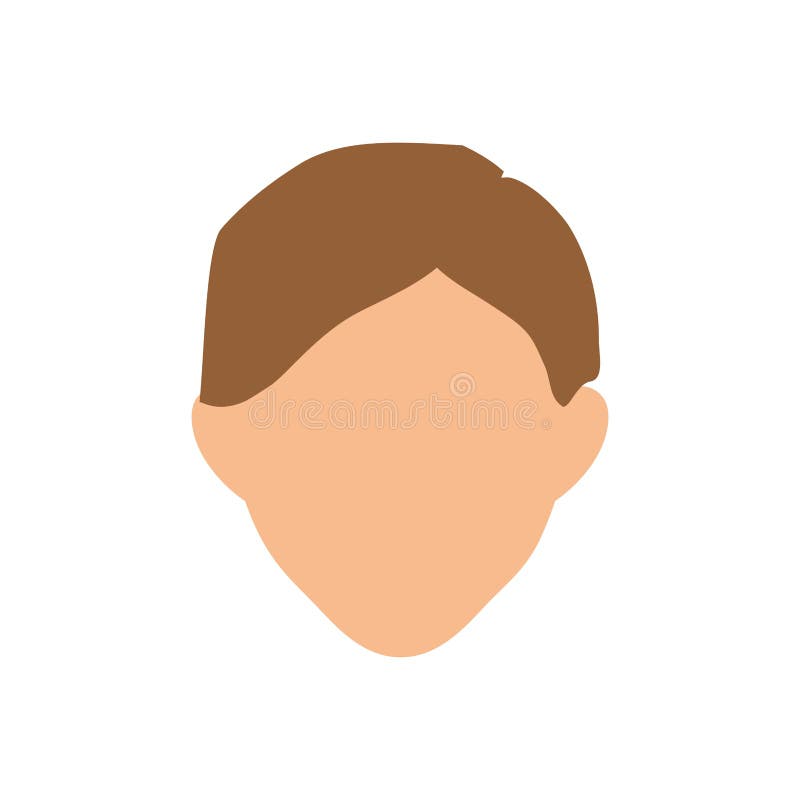 Faceless men cartoon stock vector. Illustration of social - 81436995