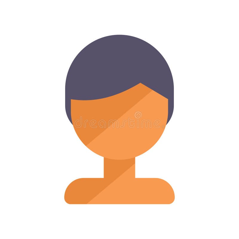 Faceless Person Avatar Showing only Head and Shoulders Stock Vector ...