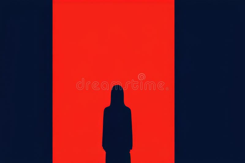 Faceless Unrecognizable Human Image Illustration Stock Photo - Image of ...