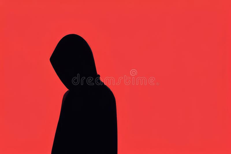 Faceless Unrecognizable Human Image Illustration Stock Illustration ...