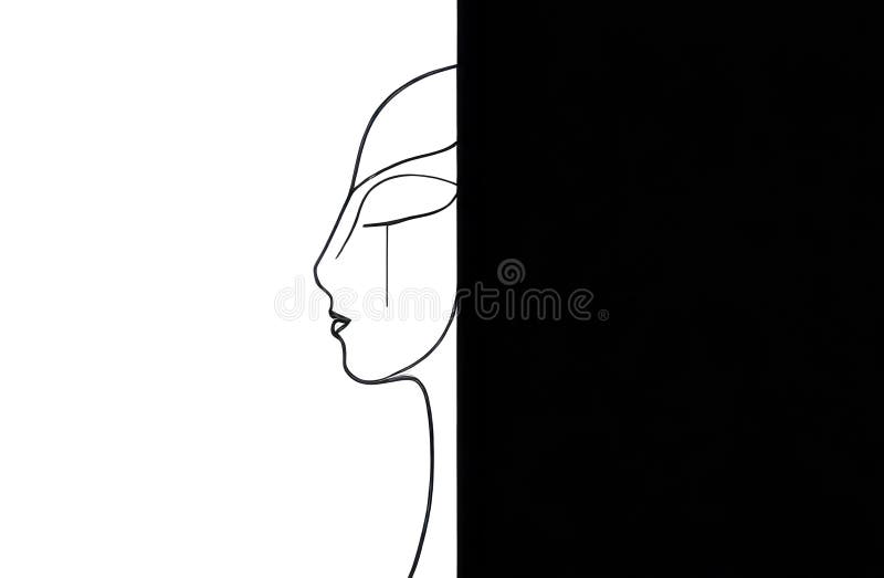 Faceless Unrecognizable Human Image Illustration Stock Illustration ...