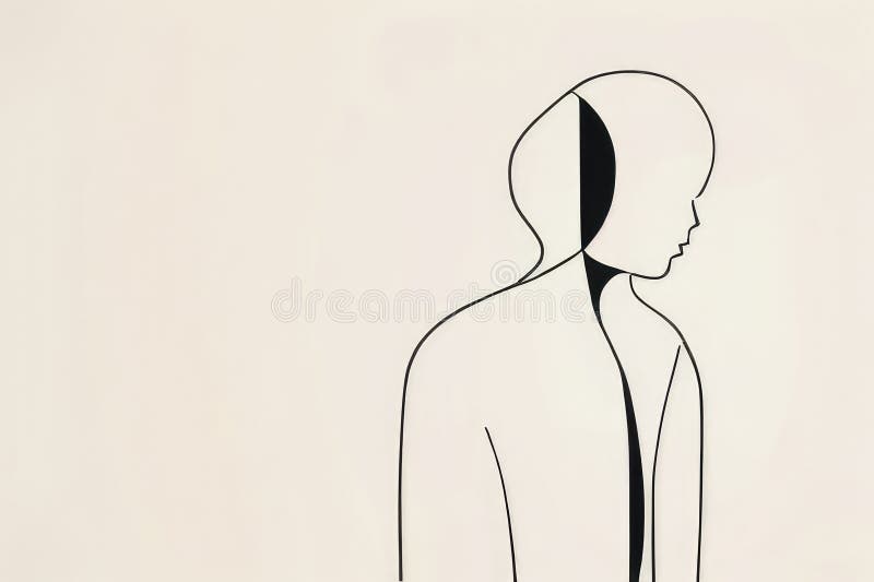 Faceless Unrecognizable Human Image Illustration Stock Image - Image of ...