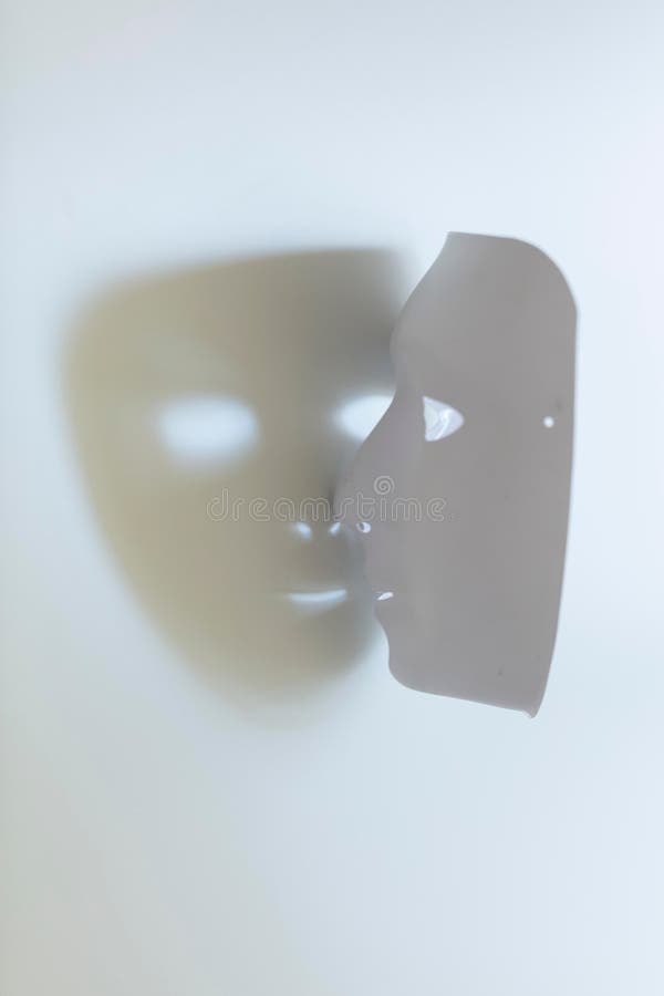 Facemask with shade shadow stock image. Image of face - 284788901