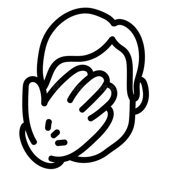 Facepalm Fail Vector Illustration by Crafteroks Stock Vector ...